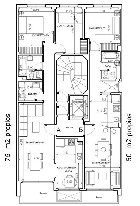 Pin De Maria En Planos Edificios Planos Edificios De Departamentos Planos De Apartamentos