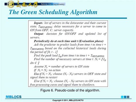 Ppt Performance Evaluation Of A Green Scheduling Algorithm For Energy Savings In Cloud