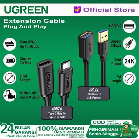 Jual Kabel USB Extension Female To USB A USB C USB C To USB C Female Jakarta Pusat