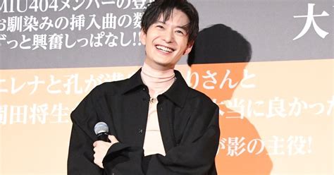 岡田将生、自身のお腹にツッコミ「鳴れよ」 3度目の舞台挨拶ではお腹鳴らず：マピオンニュース