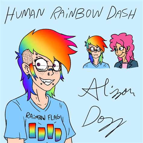 Human Rainbow Dash By Alinatoons 18 On Newgrounds