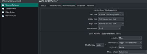 Raise Lower Window Using Modifer Mousewheel Only Lowers Window KDE