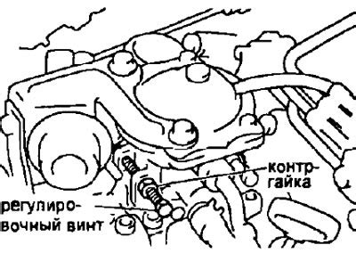 Перевірка частоти обертання холостого ходу (Тойота Корона Т190, 1992 ...
