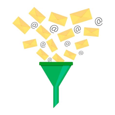 Premium Vector Filter Spam Email Inbox Check Mail And Filtration