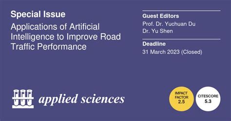 Specialissue Artificialintelligence Applied Sciences Mdpi