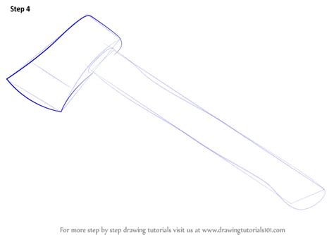 How To Draw An Axe Tools Step By Step DrawingTutorials101 Com