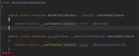 Cannot Call Abstract Method Staticvalidatorallof In Phpstorm · Issue 1362 · Respect