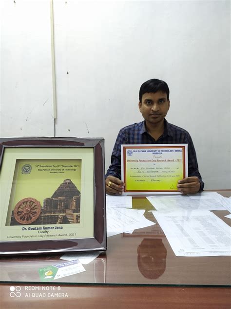 Dr Goutam Kumar Jena On Linkedin Received The Most Prestigious University Foundation Day