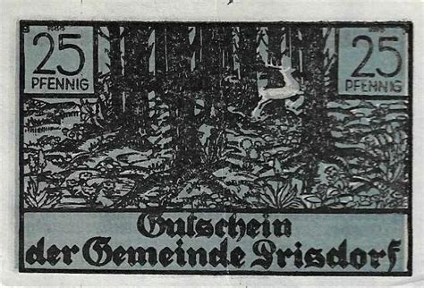 Alemanha 25 Pfennig 1921 Nl Nvmvs