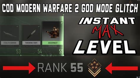 New Call Of Duty Modern Warfare 2 God Mode Glitch Glitch Cod Mw2 Max Level Cod Mw2 Xp