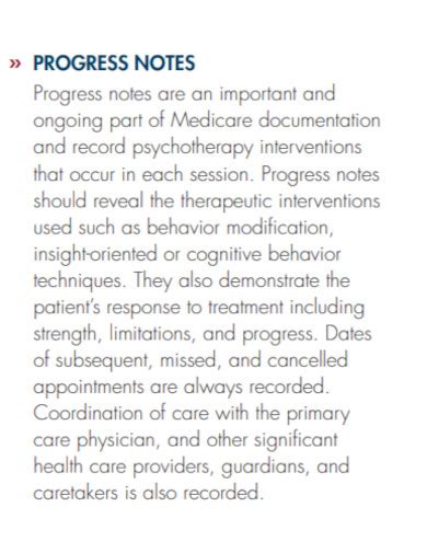 3 Sample Progress Notes For Social Workers Examples In Pdf Examples