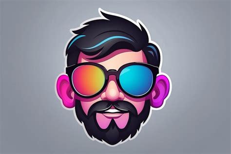 Gradient Creative Nerd Logo Template Premium Ai Generated Image