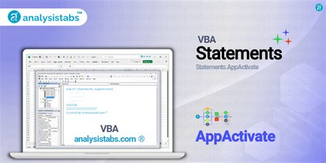 Vba Appactivate Statement Explained With Examples