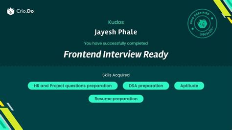 criodo careergrowth learnbydoing criodoreview jayesh phale