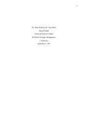W Byte Products Inc Case Study Docx W Byte Products Inc Case Study Sherrell Smith Bryant