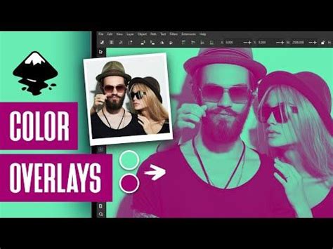 Apply Color Overlays To Photos In Inkscape