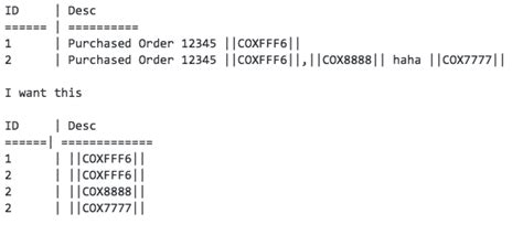 Sql Server Sql Get Everything Inside Two Symbol Stack Overflow