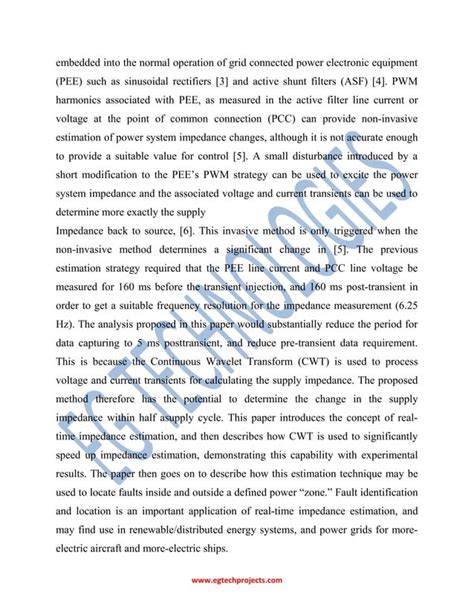 Real Time Parameter Estimation For Power Quality Control And
