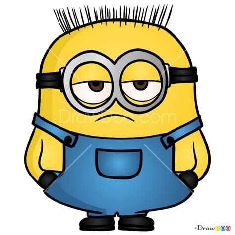 How To Draw A Minion From Despicable Me 2 Step By Step