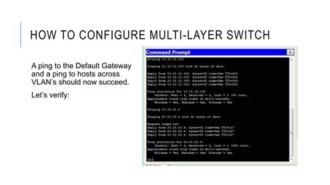 Cisco Ccna How To Configure Multi Layer Switch Pptx