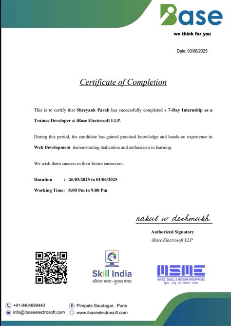 Webdevelopment Internship Learninginpublic Techjourney