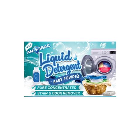 Sticker Label For Liquid Detergent 16pcs Shopee Philippines