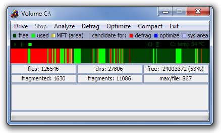 DiskTune Fat Fat32 NTFS Disk Optimizer And Defragmentation Utility DNP