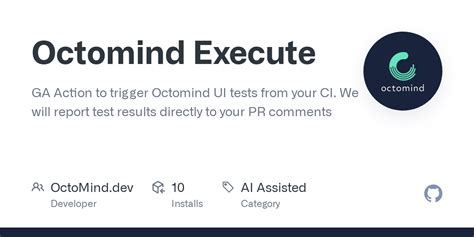 Octomind Execute · Github Marketplace · Github Octomind Execute · Github Marketplace · Github