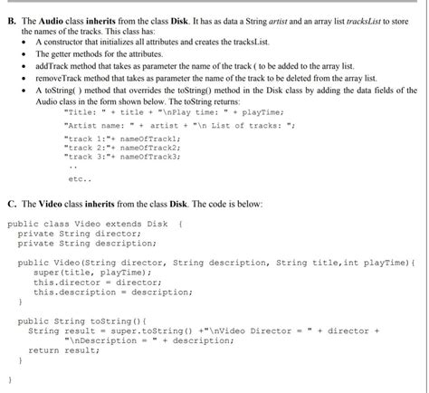 solved part ii arraylist and inheritance [40 points]