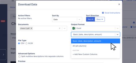 how to convert chase bank statement to excel csv and qbo in 1 minute
