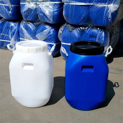 带耳朵25升塑料桶蓝色25l化工包装桶胶桶品牌：鹏腾庆云 盖德化工网