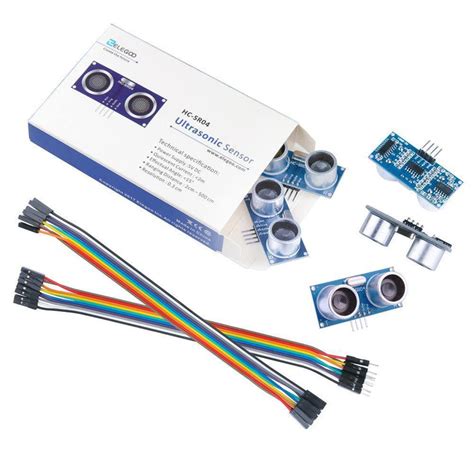Elegoo Ultrasonic Distance Sensor Module Kit Pack Of 5 Hc Sr04