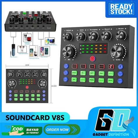 Jual Sound Card V S Bluetooth Audio Usb External Soundcard V S Bluetooth Live Mixer Broadcast