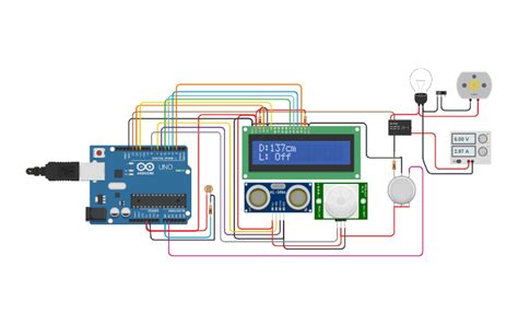 Circuit Design Smart Home Automation Tinkercad