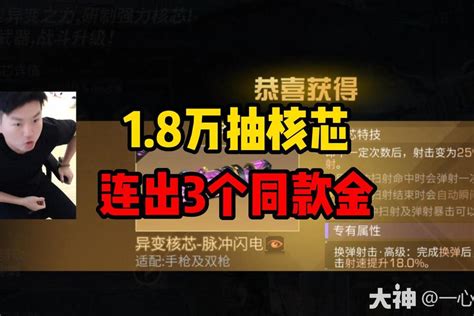 累计花18000小太阳抽核芯！ 明日之后 大神
