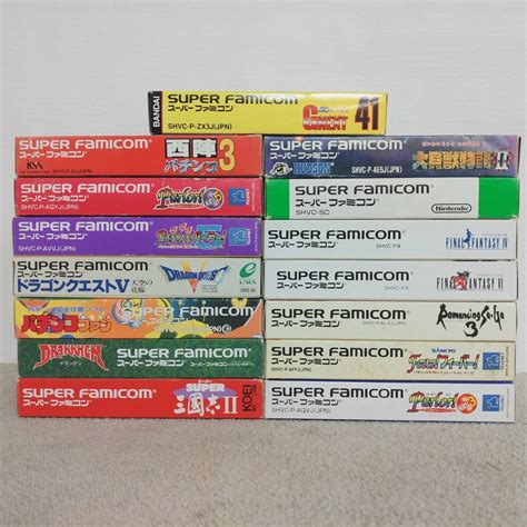 Yahooオークション 3t4936dh 計15点 Sfc スーパーファミコン ソフト