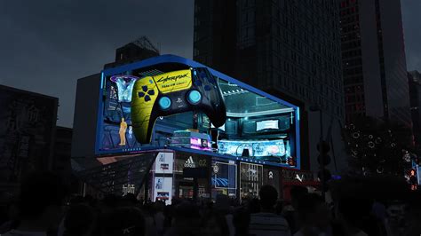 Cyberpunk Sony Dualsense Naked Eye Screen On Behance
