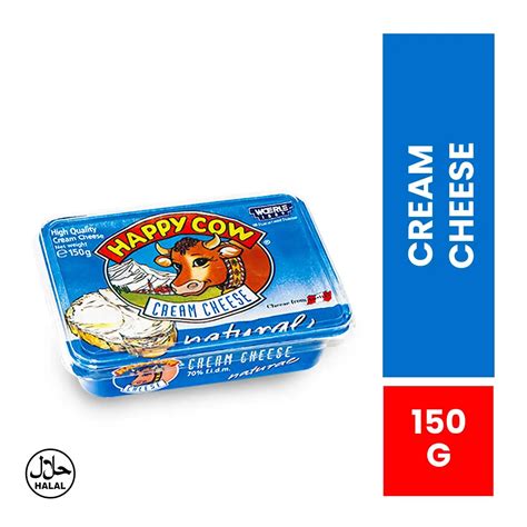 Happy Cow Cream Cheese Natural 150g Sabiha Anees