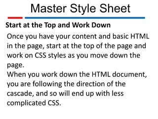 Web Topic Css Workflow Ppt