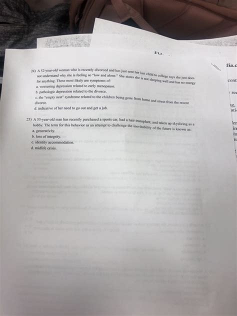 Solved HCHS Test Date Sex Hormones In The Brain Chegg Com