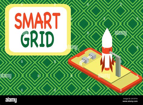 Conceptual Hand Writing Showing Smart Grid Concept Meaning Includes Of
