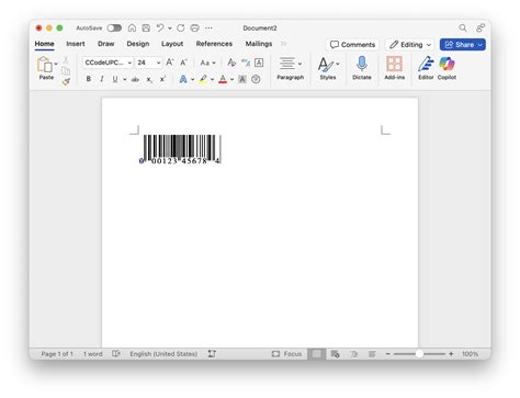 How To Create Barcodes In Microsoft Word On A Mac