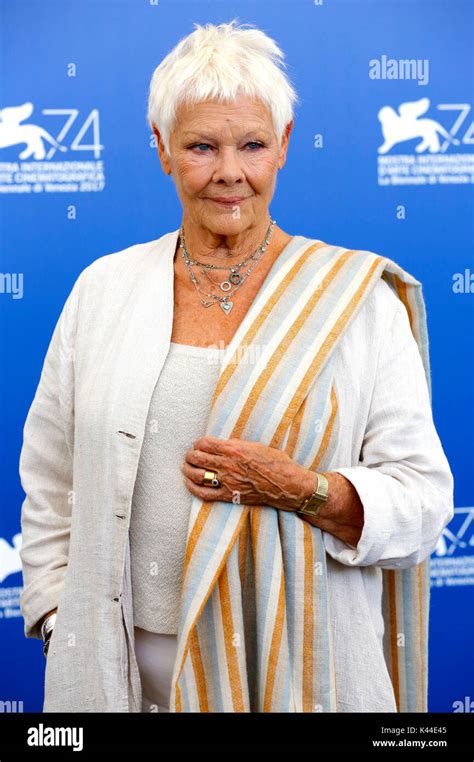 Venice Italy Rd Sep Judi Dench During The Victoria Abdul Photocall At The Th