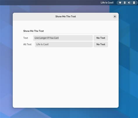 Show Me The Text GNOME Shell Extensions