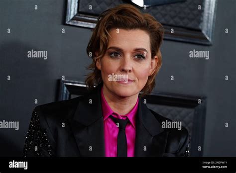 Brandi Carlile Arrives At The 65th Annual Grammy Awards On Sunday Feb