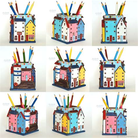 Карандашница Четыре пейзажа Driftwood в интернет магазине на Ярмар… Индия поделки