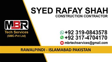 syed rafay shah on linkedin construction