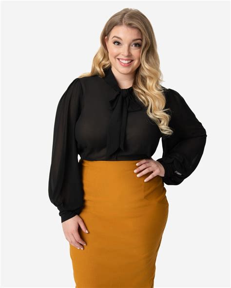 Plus Size Peplum Blouse