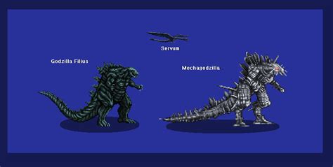 Godzilla Anime Trilogy Sprite 1 2 By Kmikej On Deviantart