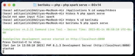 Tutorial Instalasi Codeigniter 4 Pada Localhost Cara Manual Aditya